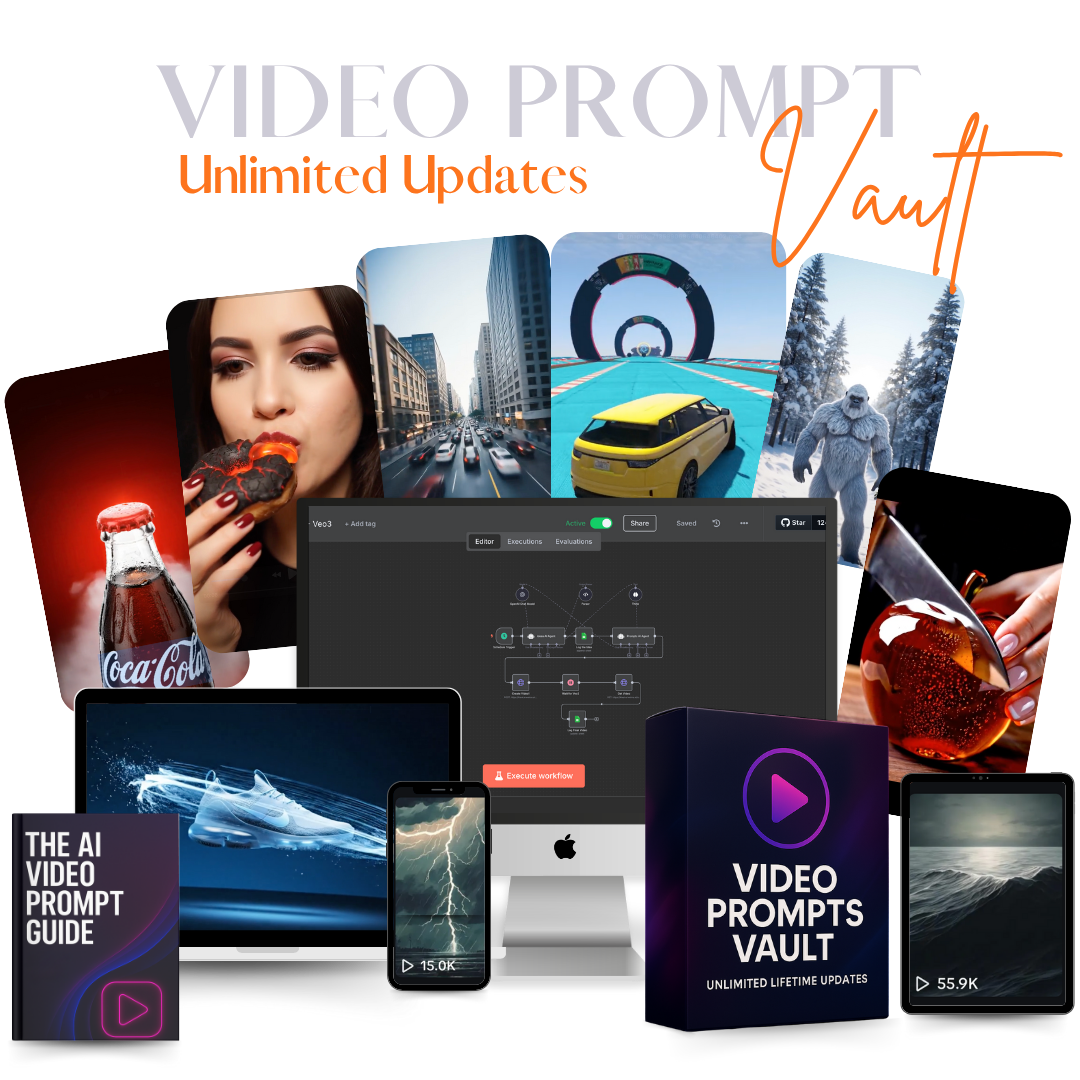Video Prompts Vault + Unlimited Lifetime Updates – Flow Lab Pro