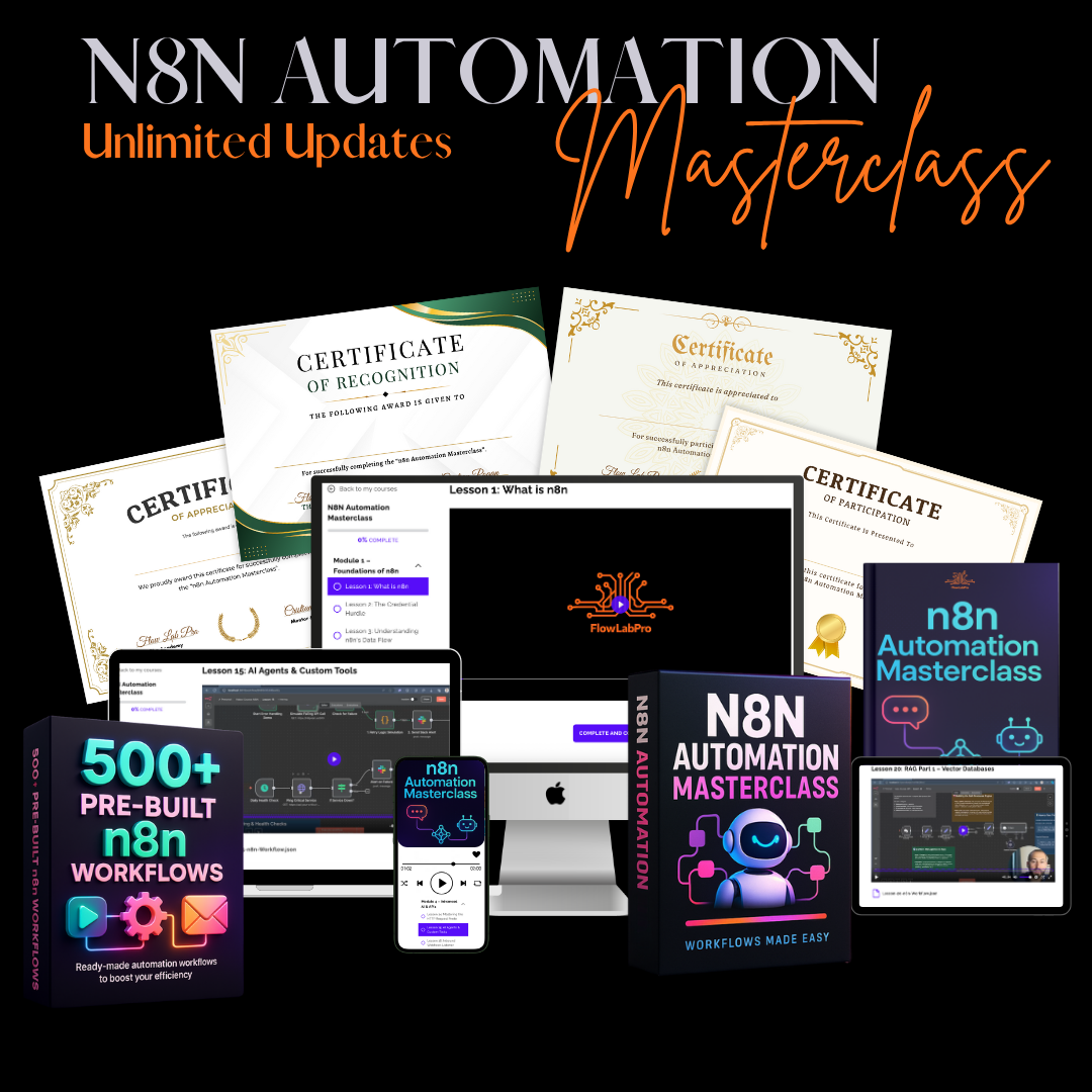 Flow Lab Pro - n8n Automation Masterclass